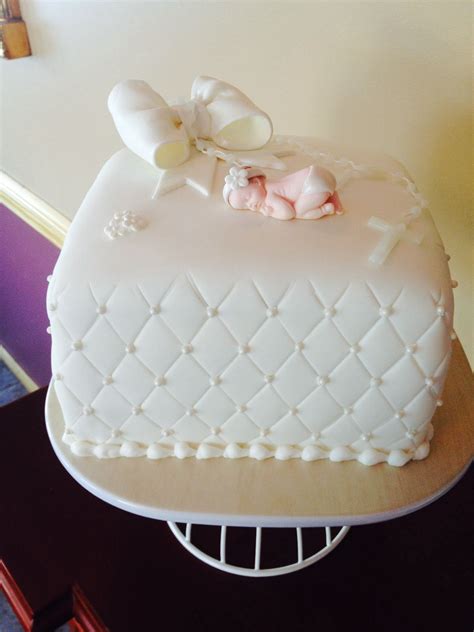 Baptism cake gâteau de baptême baby girl bébé fille Baby cake