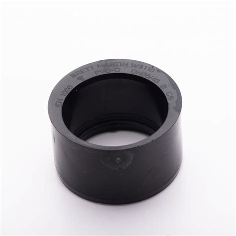 Brett Martin 50mm X 40mm Solvent Waste Socket Reducer BLACK W3110B
