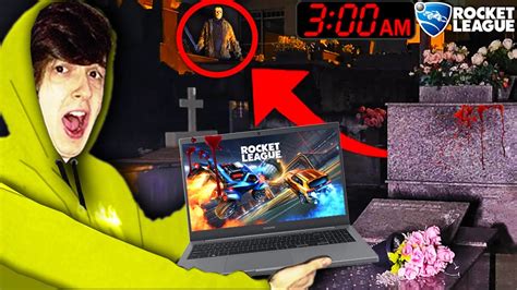 FUI AO CEMITÉRIO ÀS 3H DA MANHÃ JOGAR ROCKET LEAGUE TINHA ALGUÉM LÁI