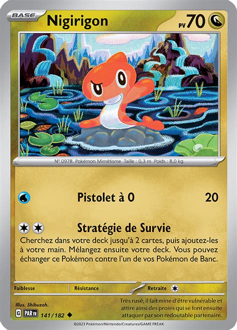 JCC Pokémon tf Pokédex 978 Nigirigon fr Tatsugiri en