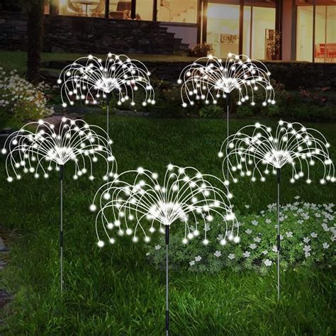 Balise borne solaire Feux d artifice solaires extérieurs imperméables
