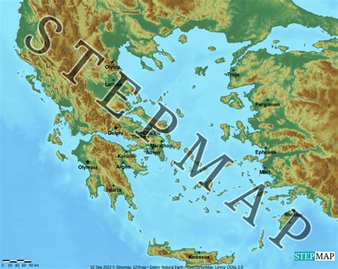 Stepmap Antikes Griechenland Landkarte F R Griechenland