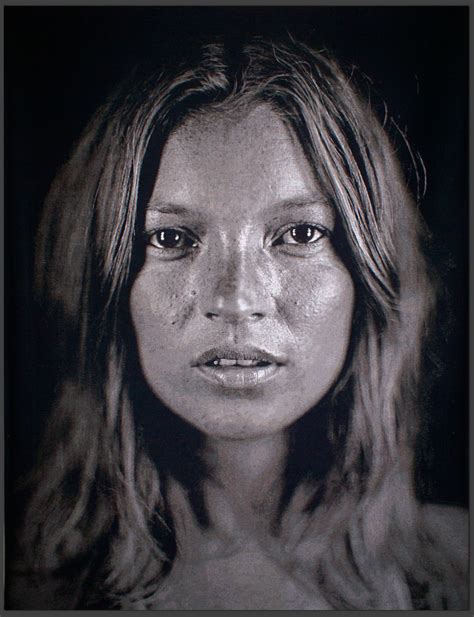 KATE MOSS CHUCK CLOSE 2007 Portrait Chuck Close Portraiture