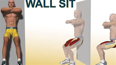 Sentadilla contra la pared qué músculos trabaja Squad Fitness