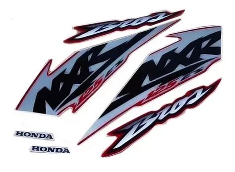 Kit Adesivo Jogo Faixas Moto Honda Bros 125 2003 Es Vermelha