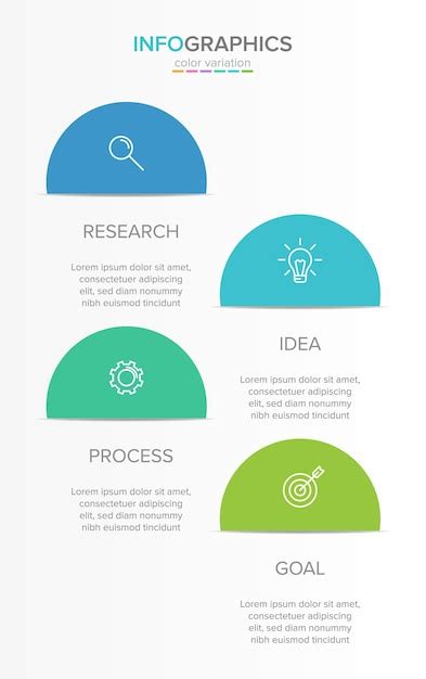 Premium Vector Vertical Infographic Design With Icons And 4 Options