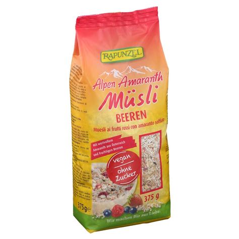 RAPUNZEL Bio Alpen Amaranth Müsli Beeren 375 g Shop Apotheke