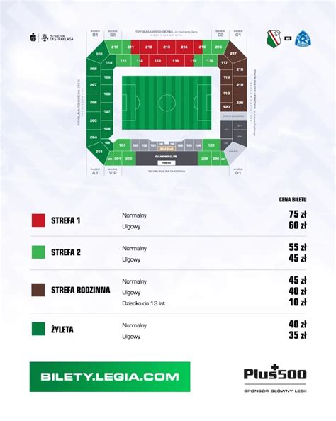 Sprzedaż biletów na mecz Legia Ruch Legia Net