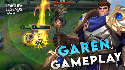Garen The Warriors Of Demacia League Of Legends Wild Rift Youtube