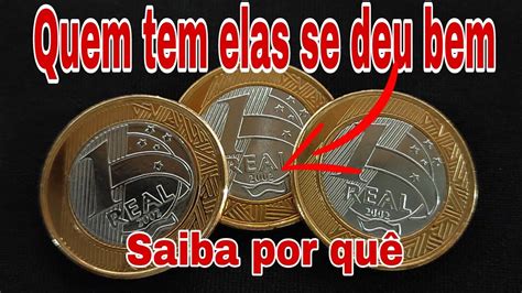 3 MOEDAS De R 1 REAL Que Valem MUITO DINHEIRO