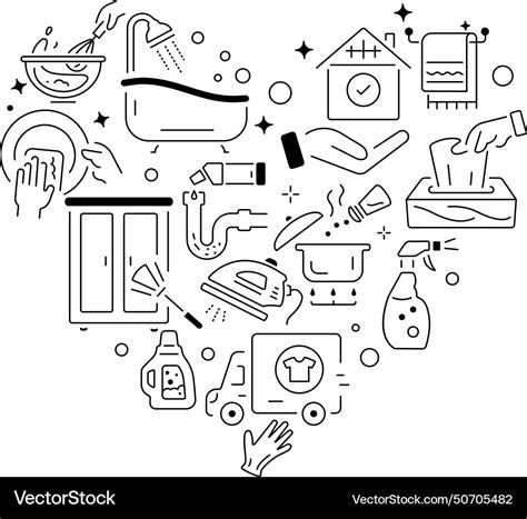 Housekeeping Royalty Free Vector Image VectorStock