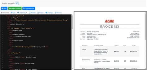 HTML To PDF API Docsfold