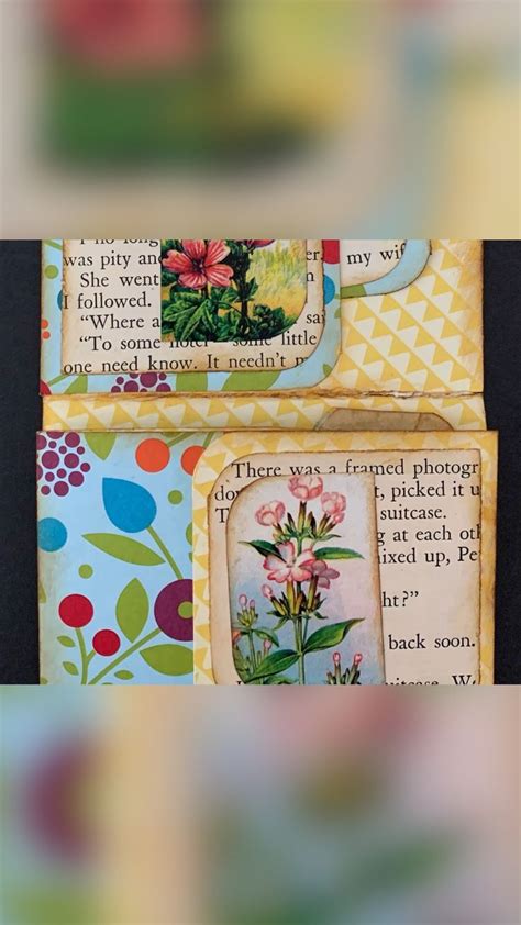 Pockets For A Junk Journal Flips Open And Fold Up Tiny Junk Journal