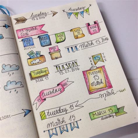 15 Ideas para darle color y organización a tus cuadernos