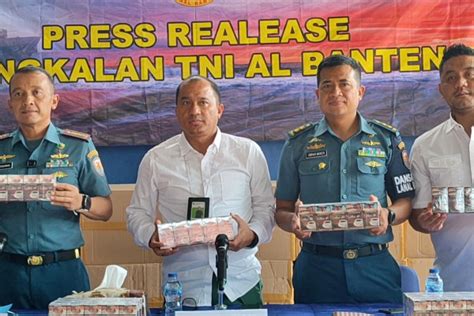 Lanal Banten Gagalkan Pengiriman 6 9 Juta Batang Rokok Ilegal Di Merak