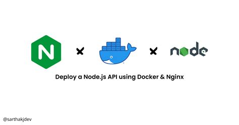 deployment of node js api using docker and nginx