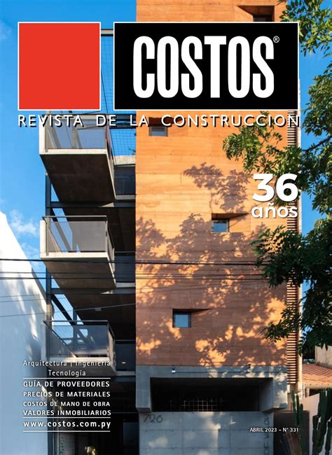 Calaméo Revista Costos Edicion 331 Abril 2023 sc