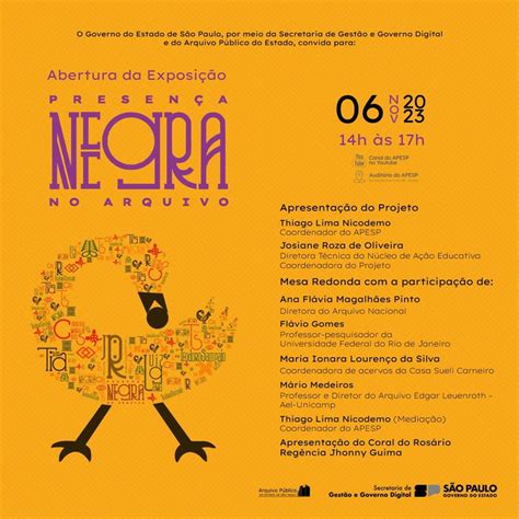 Abertura da Exposição Presença Negra no Arquivo Conselho Nacional de