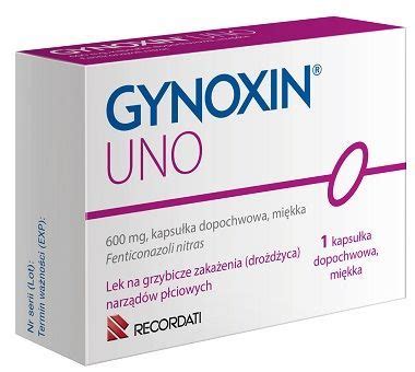 Gynoxin Uno 600mg 1 kapsułka dopochwowa infekcje podrażnienia Sex