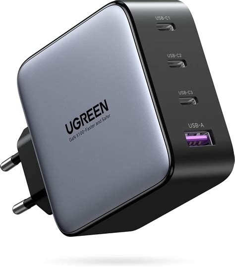 UGREEN Nexode 100W USB C Laddare GaN USB C Charger 4 Portar Laddare PD