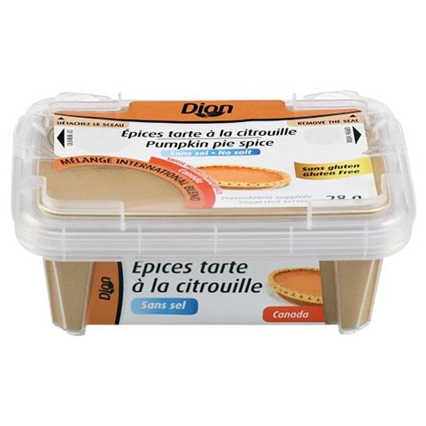 Épices Tarte à la Citrouille Dion Herbes Épices Aliments du Québec