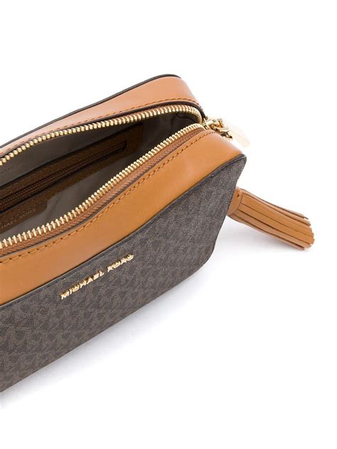 Michael Kors Bolsa Transversal Jet Set Marrom FARFETCH BR