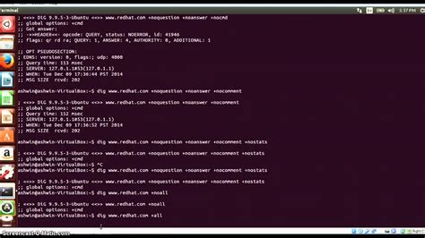 Dig Command In Linux Youtube