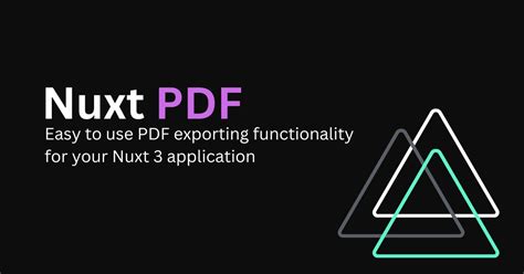nuxt pdf · nuxt modules