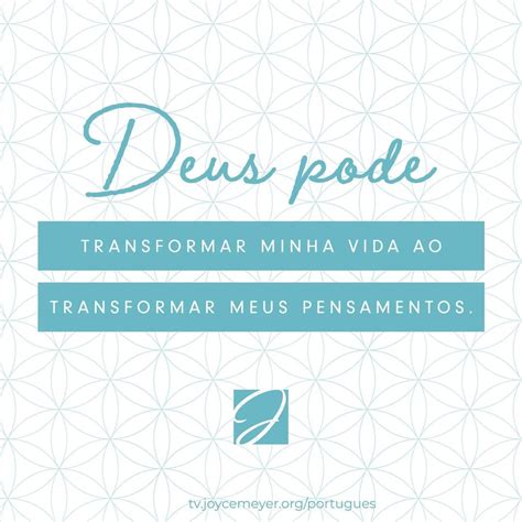 E não sede conformados este mundo mas sede transformados pela
