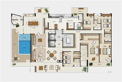 Plantas de Casas de Luxo Opções Para Te Inspirar
