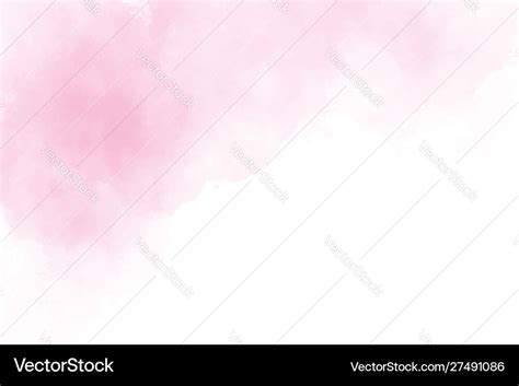 Pink Watercolor Wash Splash Background Royalty Free Vector