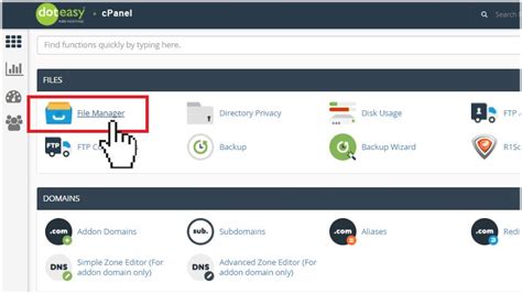 Uploading Web Files To An Addon Domain