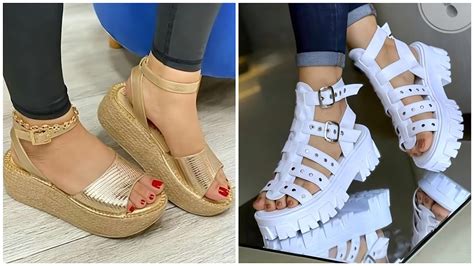 Hermosos Calzados De Moda Casuales Los Sandalias En Tendencia