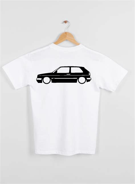 VW GOLF MK2 GTI Dxf Svg Cad File For Laser Cut Print Vinyl Etsy Polska