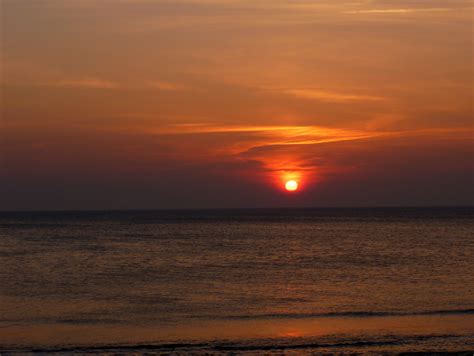Free Images Beach Coast Ocean Horizon Cloud Sunrise Sunset
