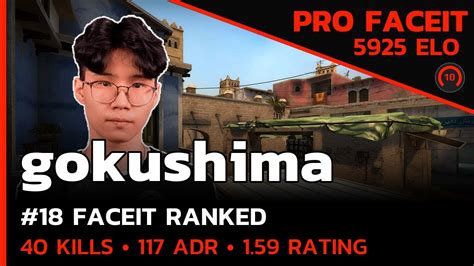 Gokushima DOMINATES MIRAGE With 40 KILLS MIRAGE FACEIT LVL 10