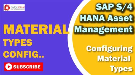 SAP EAM Tutorial Part 29 Customizing Material Types In SAP PM YouTube