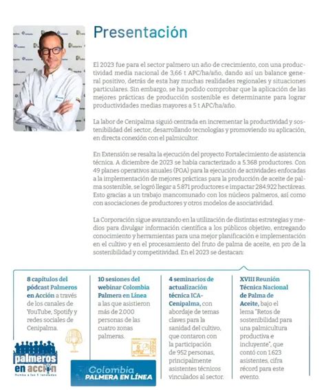 Cenipalma Presentaci N Fedepalma