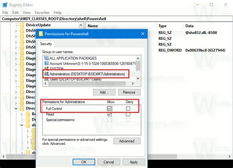 remove open powershell window here from context menu in windows 10