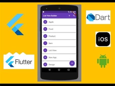 Flutter Listview Builder Build A Complete Material Design Flutter App