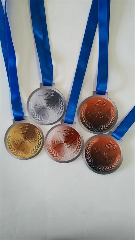 Medalhas em Acrílico Personalizados 7cmx3mm Elo7