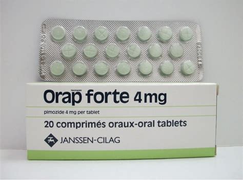 دواعي استعمال حبوب اوراب فورت Orap Forte لعلاج الاضطراب النفسي سوق الدواء