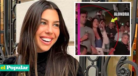 Alondra García Miró se luce feliz junto a su novio español en concierto