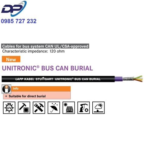 Cáp LAPP KABEL UNITRONIC BUS CAN BURIAL Chính Hãng Chống Nhiễu