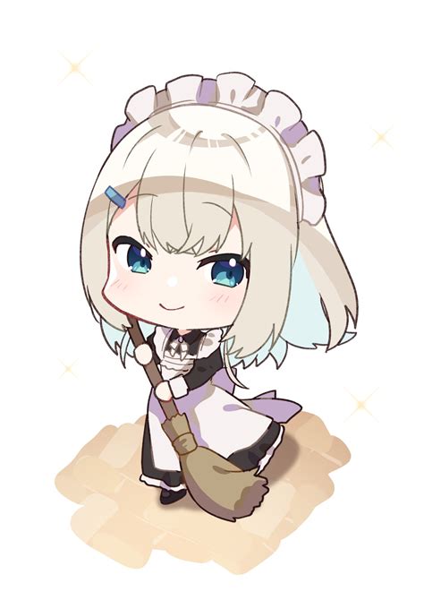 北彩あい道産子Villustrator on Twitter 117日目 メイドVtuberアンジェリーナホワイトさん メイドさん