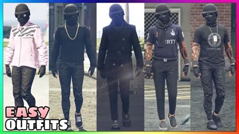 Top 5 Best Easy To Make Male Tryhard Outfits 37 GTA Online