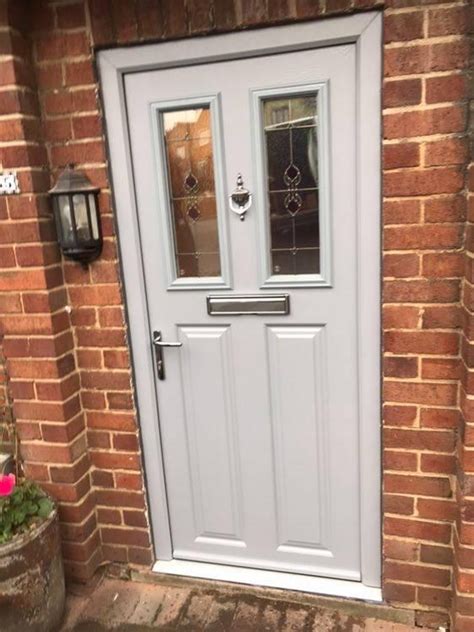 Composite Door Uniglaze Endurance Walton Pearl Grey