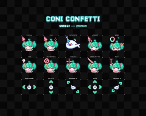 Coni Confetti Cursor NOiiRE S Ko Fi Shop Ko Fi Where Creators