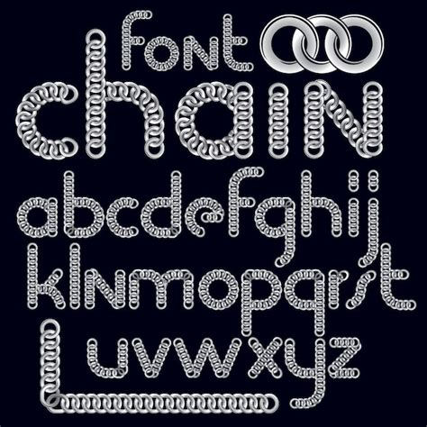 Script Vetorial Conjunto De Letras Do Alfabeto Moderno Fonte