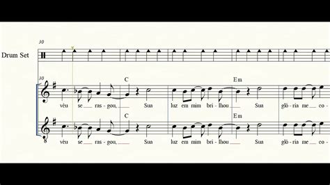 Seu Sangue G L 1ª Voz tenor R 2ª Voz Contralto 161 Bpm M Versão